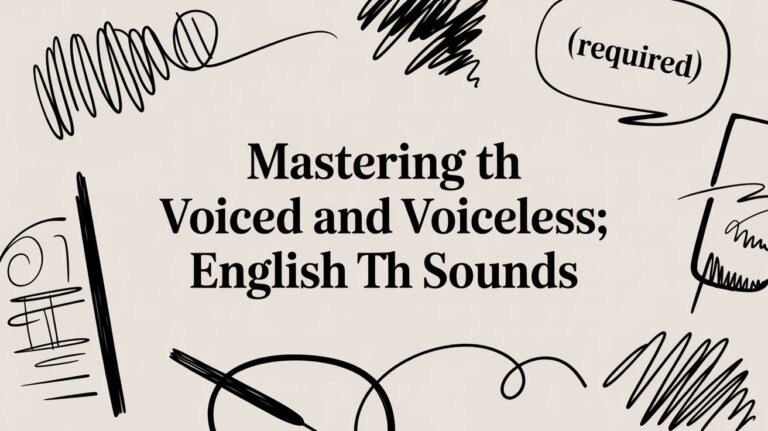 Mastering th voiced and voiceless: English TH Sounds