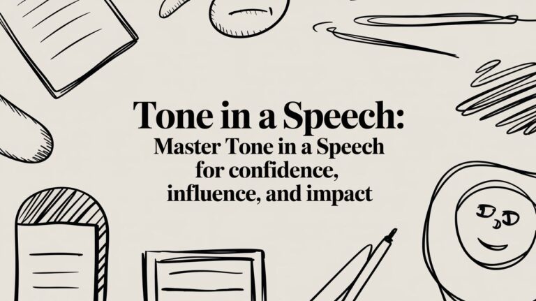Tone in a Speech: Master tone in a speech for Confidence, Influence ...