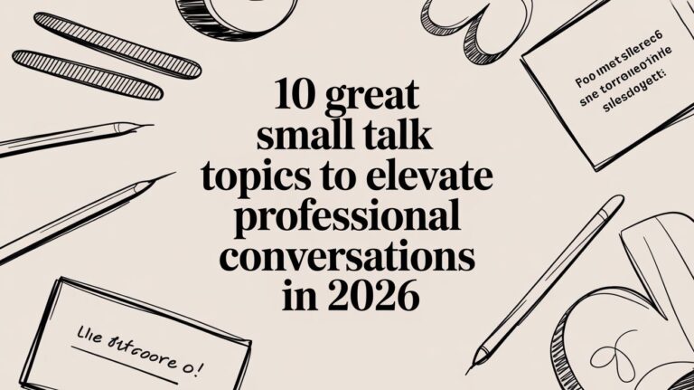 10 Great Small Talk Topics to Elevate Professional Conversations in 2026